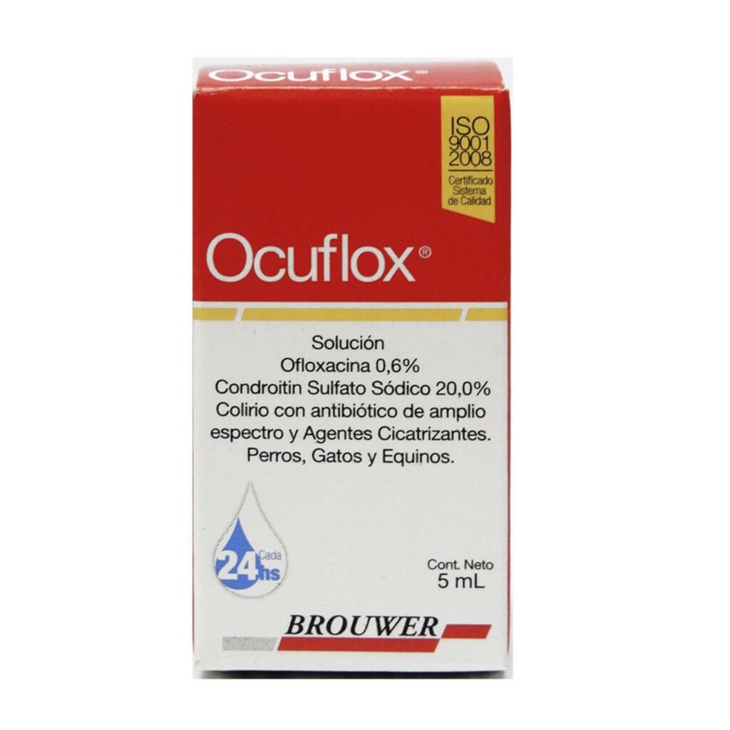 Ocuflox gotas x 5 Ml - Don Bigotes Vet